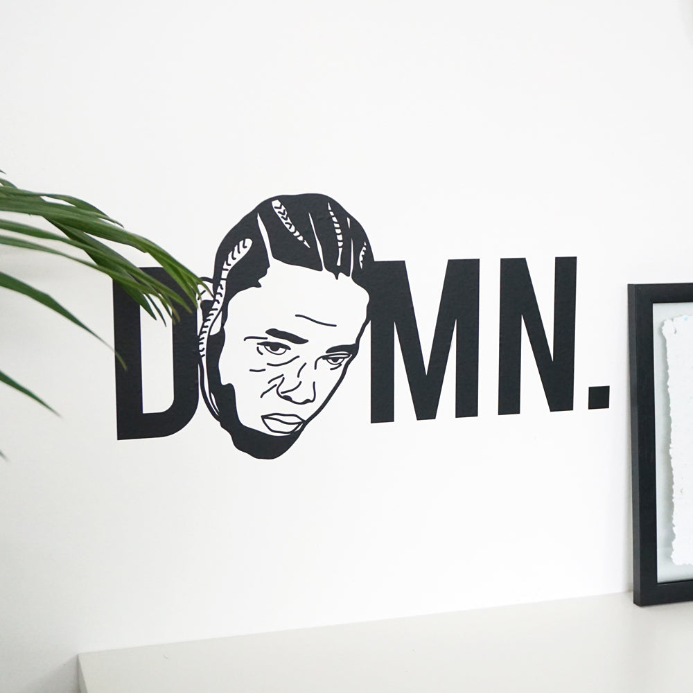 Kendrick Lamar Damn Melbourne Wall Decal Stickers Peeler Stickers