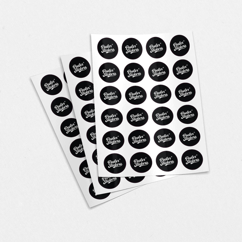Custom Circle Sticker Sheet A4 - Custom Stickers Australia – Peeler ...