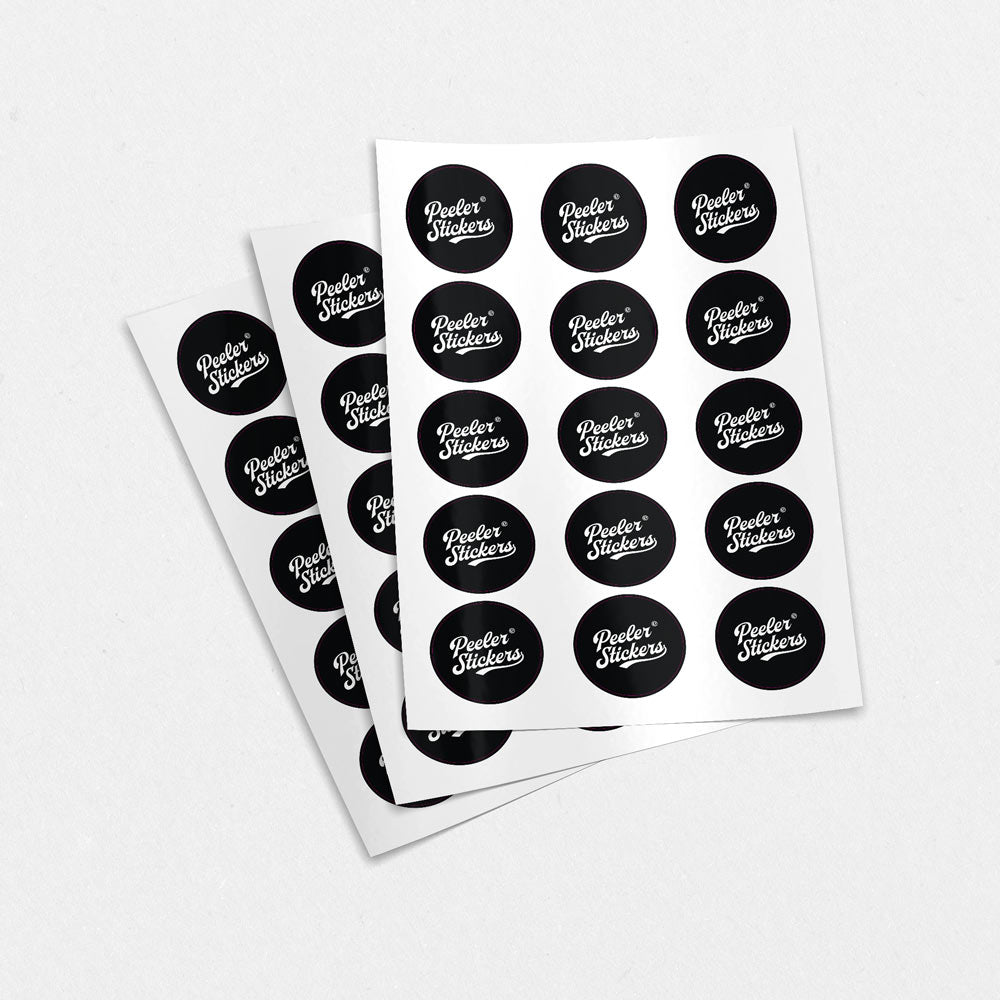 Custom Circle Sticker Sheet A4 - Custom Stickers Australia – Peeler ...