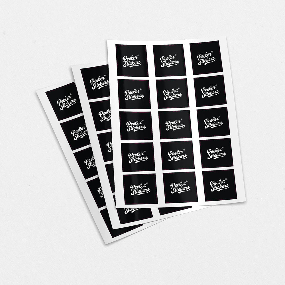 Custom Square Sticker Sheet A4 - Custom Stickers Australia – Peeler ...