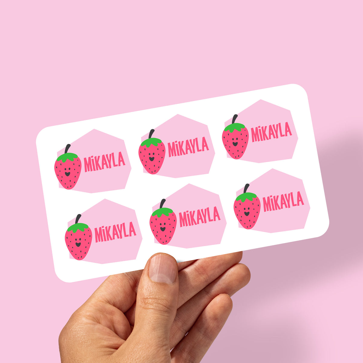 Personalised Cute Kids Stickers | Fun Fruit & Veg Labels – Peeler Stickers