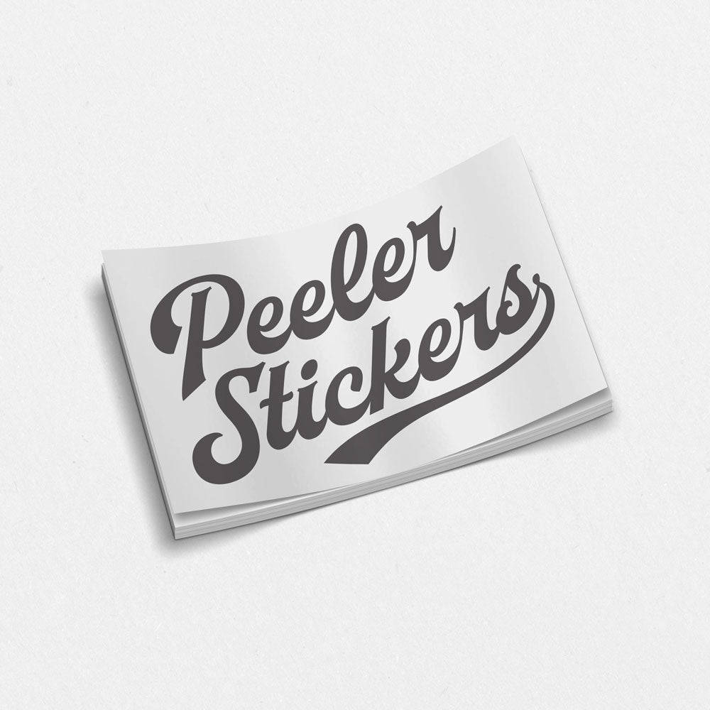 Custom Transfer Stickers - No Background Vinyl Lettering Decals ...