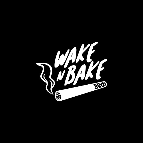 WAKE N BAKE Hip Hop Stickers Car Decals - Peeler Stickers