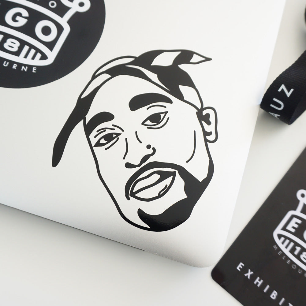 2Pac TuPac Hip Hop Stickers Car Decals - Peeler Stickers