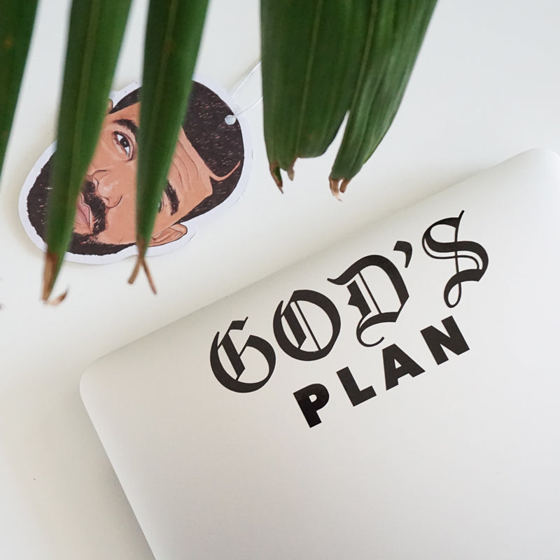 GOD'S PLAN Drake Hip Hop Stickers Car Decals - Peeler Stickers