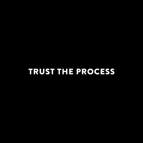 Trust the Process Quote Decal Sticker - Peeler Stickers | Peeler Stickers