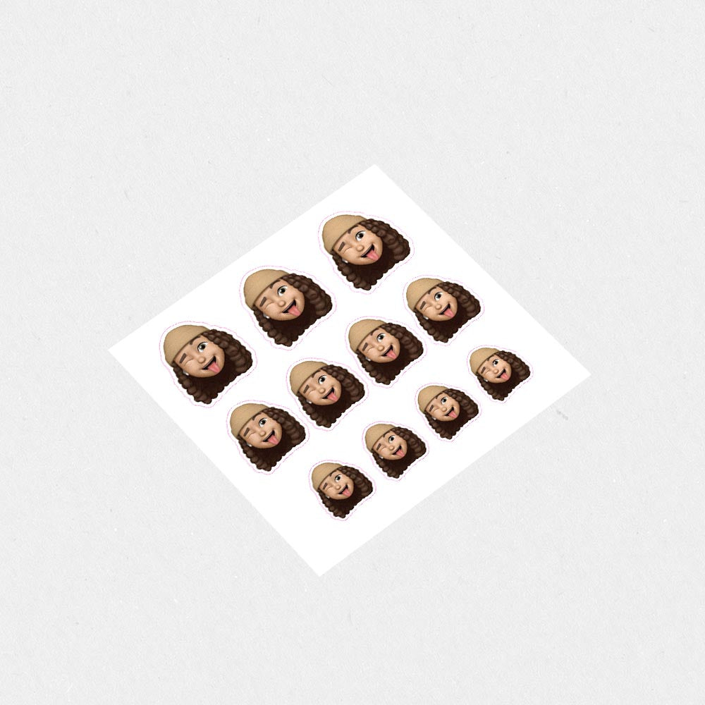 Custom Memoji Sticker Sheet - Turn your own Memoji face into fun ...