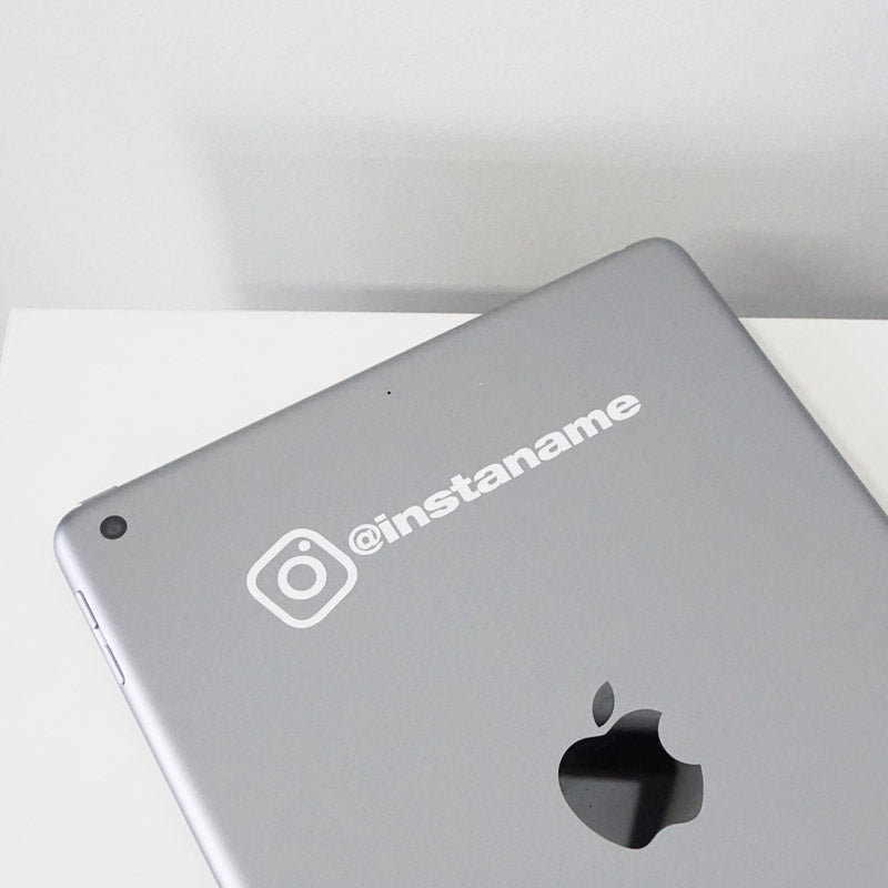 CUSTOM INSTAGRAM HANDLE - CAR LETTERING DECAL IG STICKER | Peeler Stickers