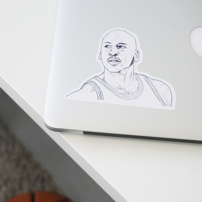 Michael Jordan Printed Sticker – Peeler Stickers