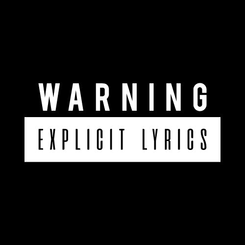 WARNING EXPLICIT LYRICS Room Quote Wall Stickers - Peeler Stickers